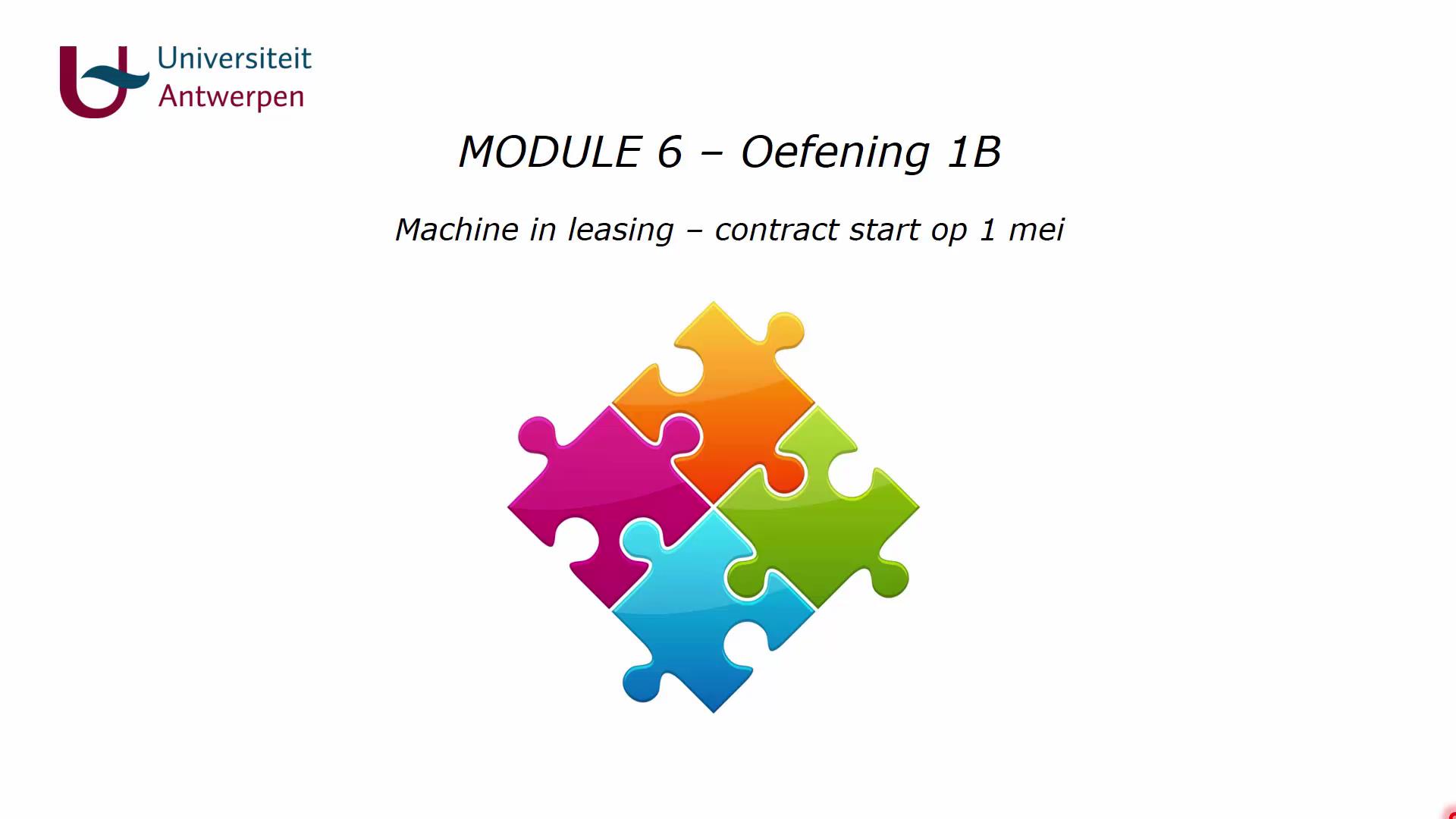 Module 6 - Oefening 1B